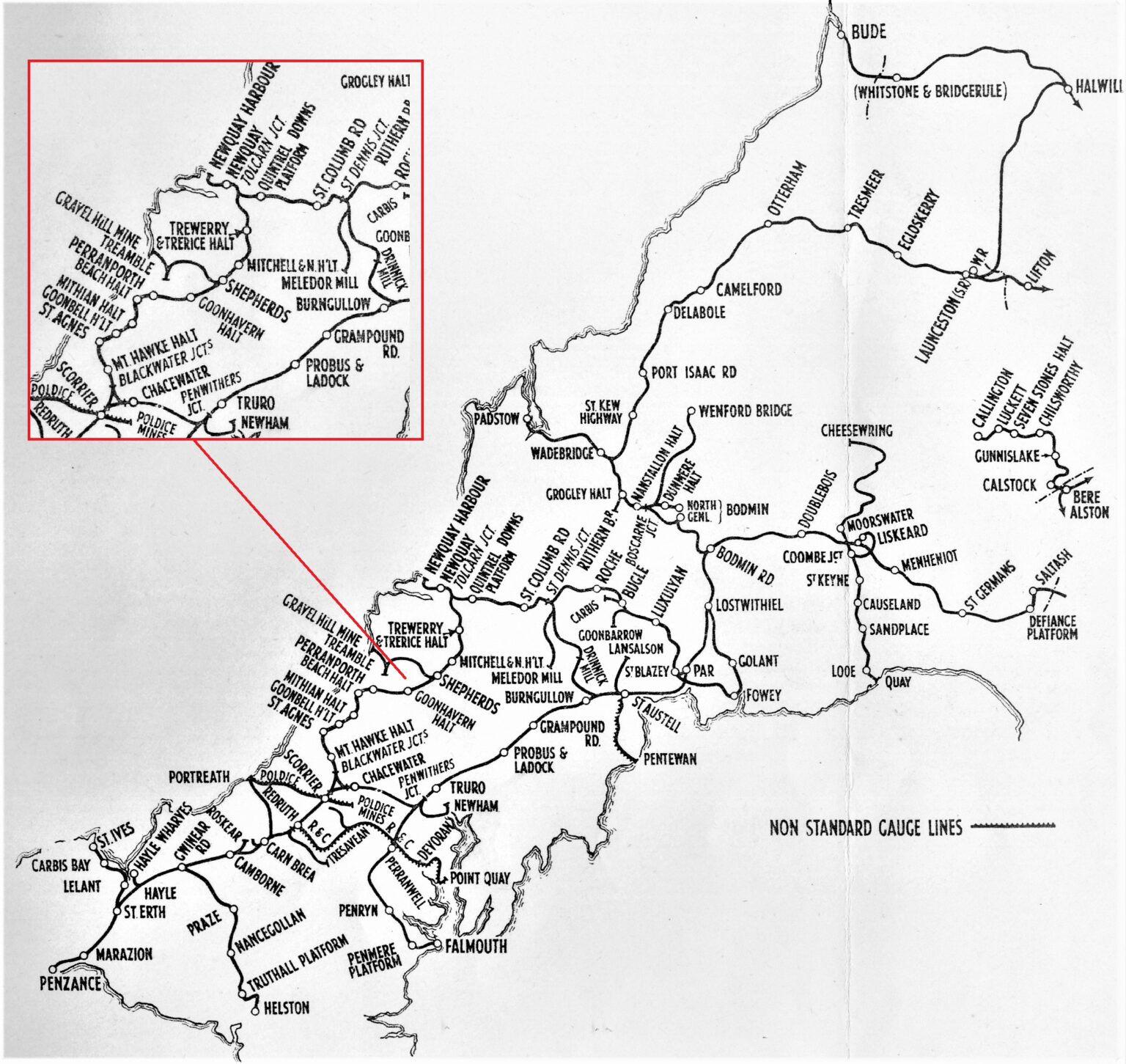 Cornwall's Railway Past - Bodmin - Truro - Penzance