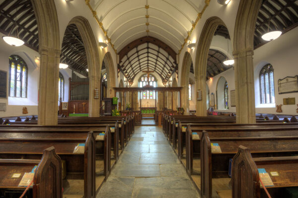 Interior of St Petroc’s Church, Padstow by Cornwall Historic Churches ...