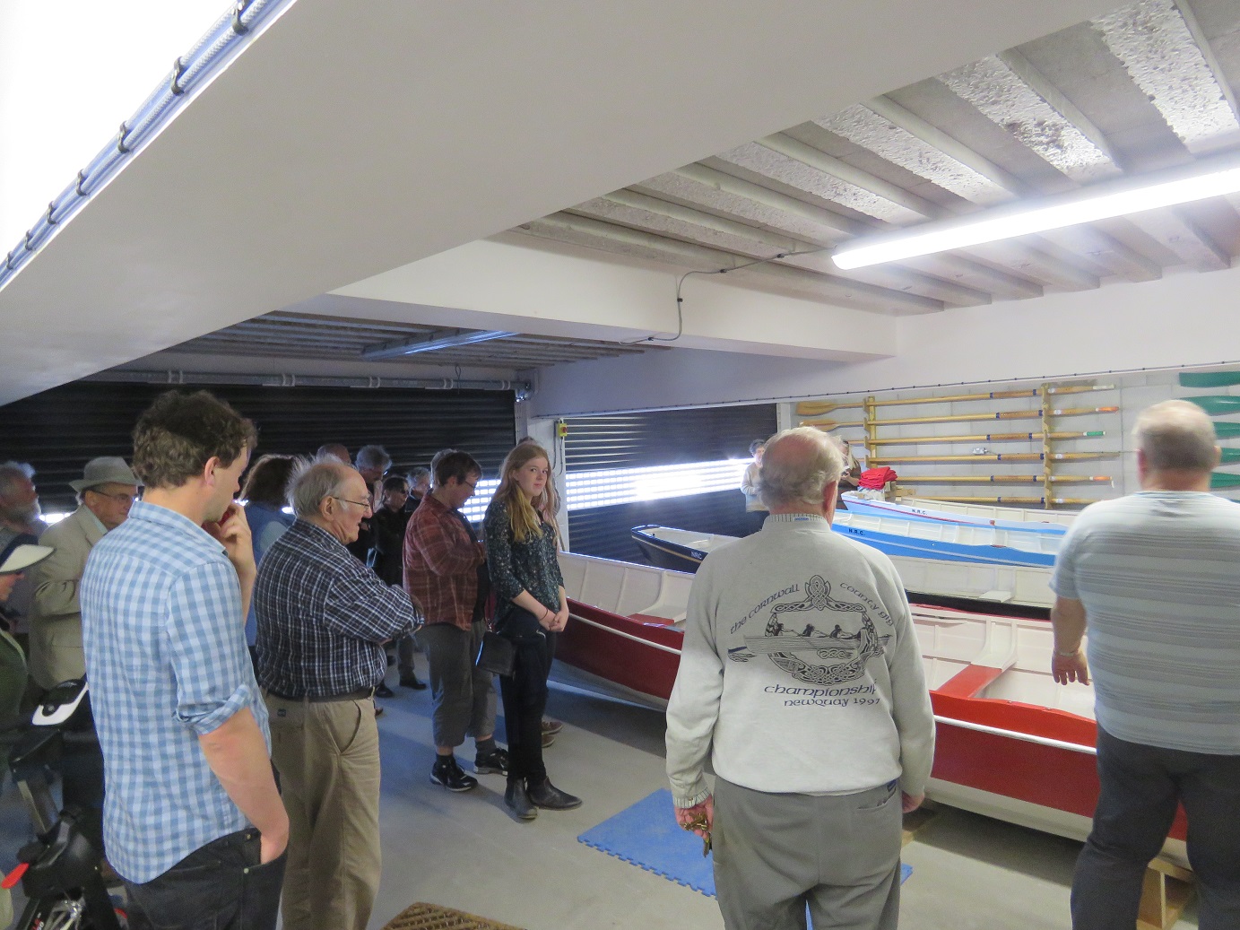 Kowethas Yeth an Kernewek group guided walk at Newquay Rowing Club - Kowethas Ertach Kernow