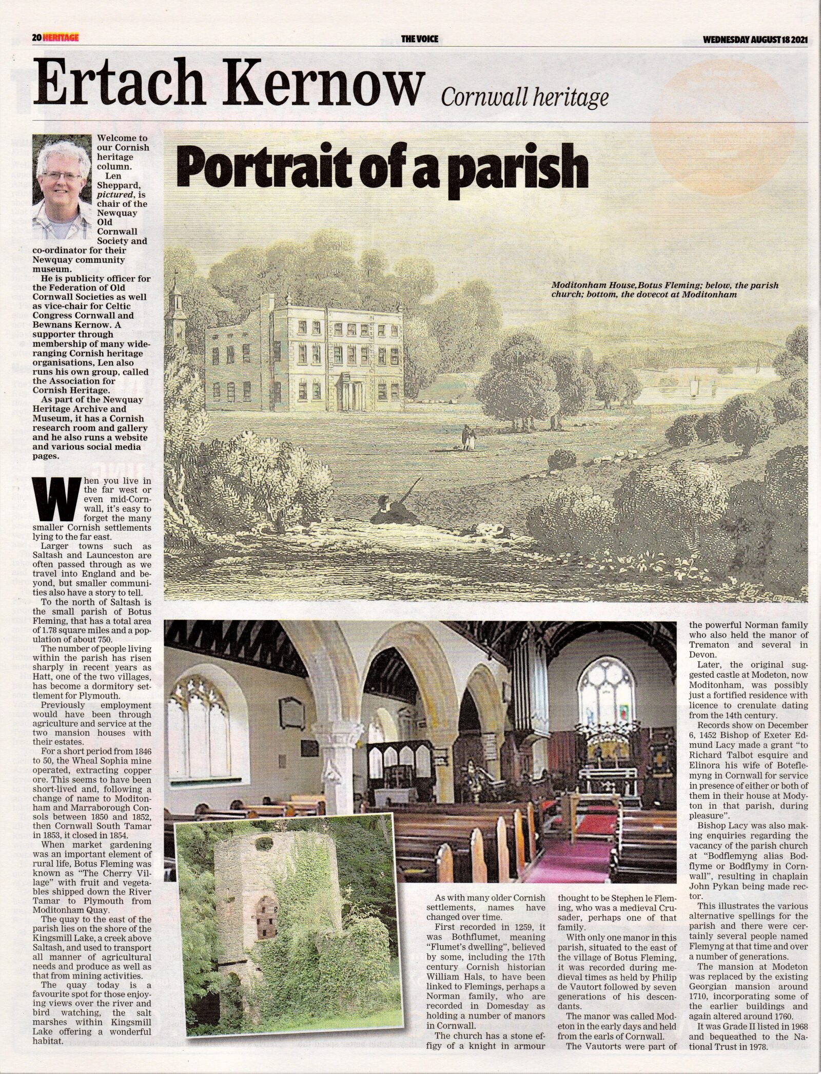 Botus Fleming portrait of a Cornish parish