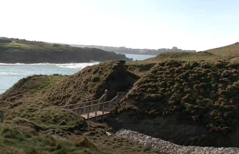 Bridge to Porth Island – Trevelgue Head - Kowethas Ertach Kernow