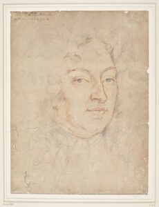 Louis XIV – Drawing by Sir Godfrey Kneller (1684) - Kowethas Ertach Kernow