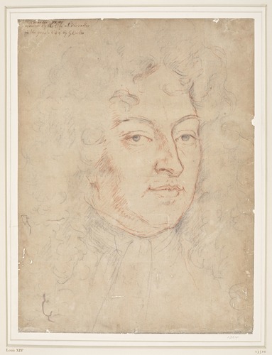 Louis XIV – Drawing by Sir Godfrey Kneller (1684) - Kowethas Ertach Kernow