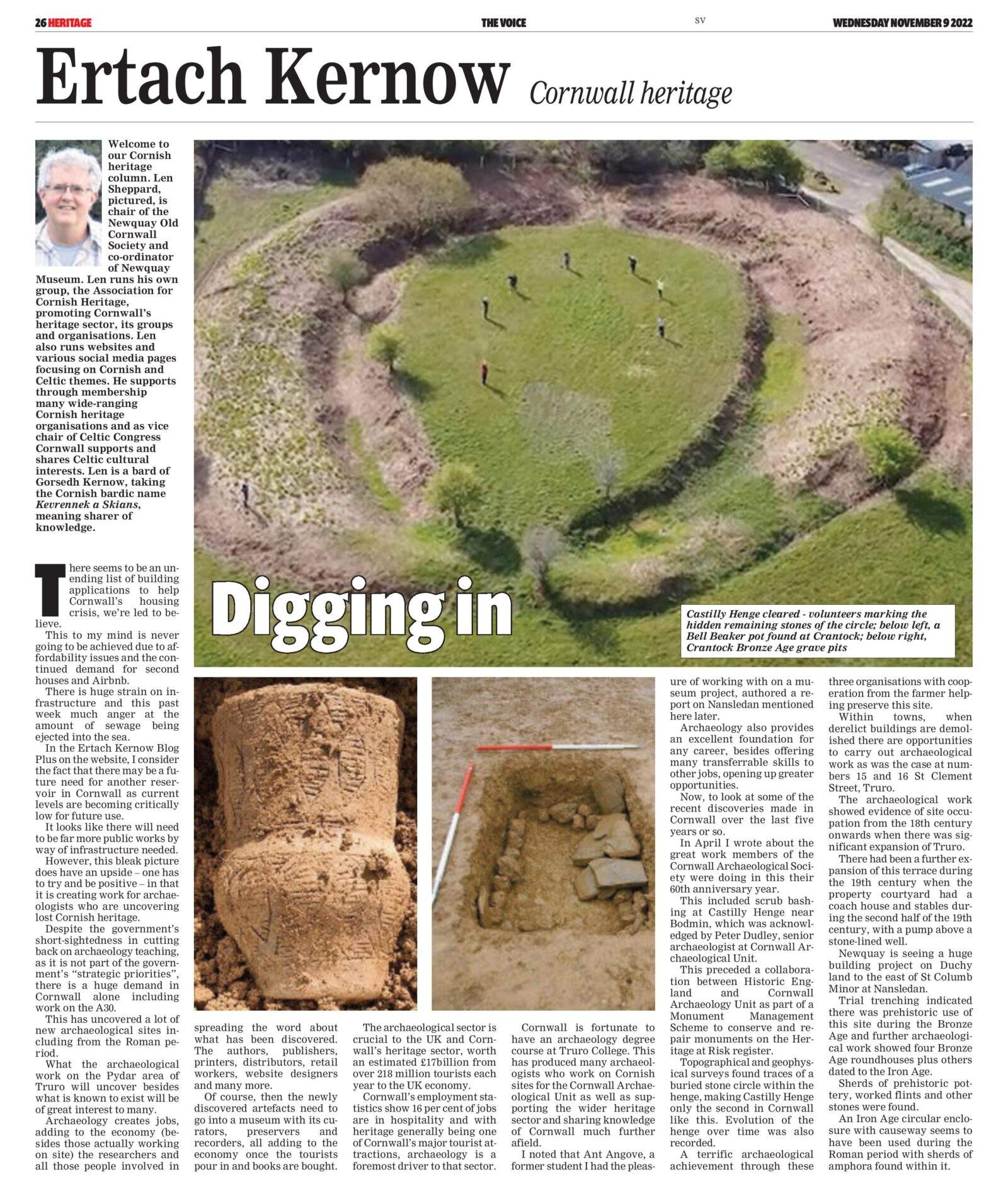 Ertach Kernow – The importance of archaeology for Cornwall