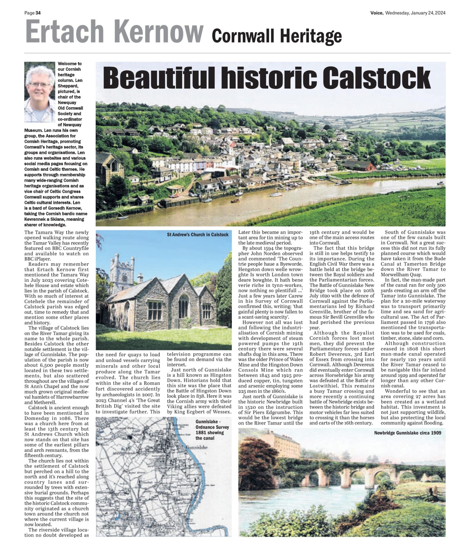 Calstock a beautiful historic parish on the Tamara Way