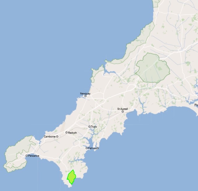 Grade Ruan Parish – Map - Kowethas Ertach Kernow