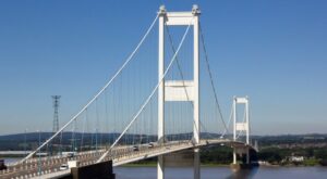 First Severn Bridge (Suspension) - Kowethas Ertach Kernow